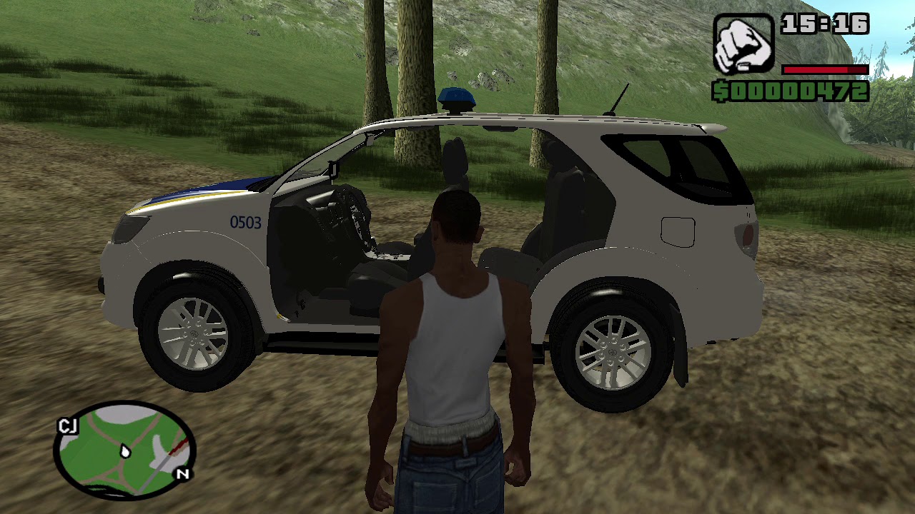 Toyota Fortuner in gta san andreas for police ranger - YouTube
