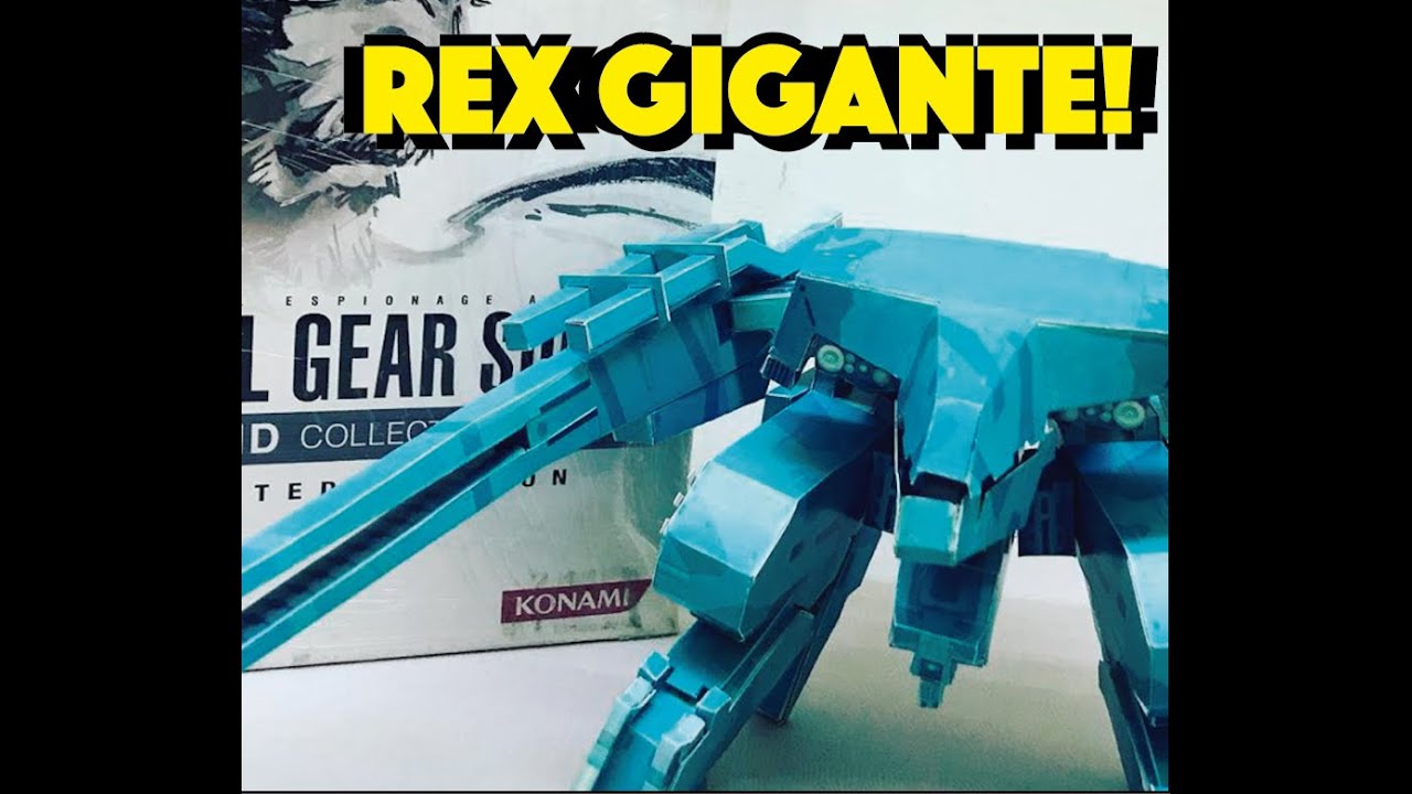 Papercraft Metal Gear Armando tu propio Metal Gear Rex - YouTube