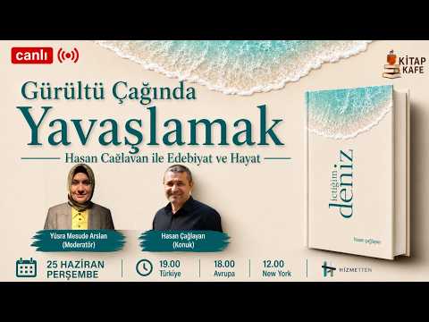 CANLI | Gürültü Çağında Yavaşlamak: Hasan Çağlayan ile Edebiyat ve Hayat #canlı #kitap #Şiir