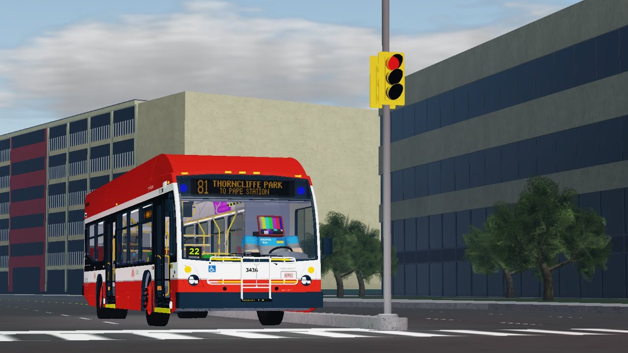 Toronto Transit Commission ROBLOX Thorncliffe Park Route 81 To Pape ...