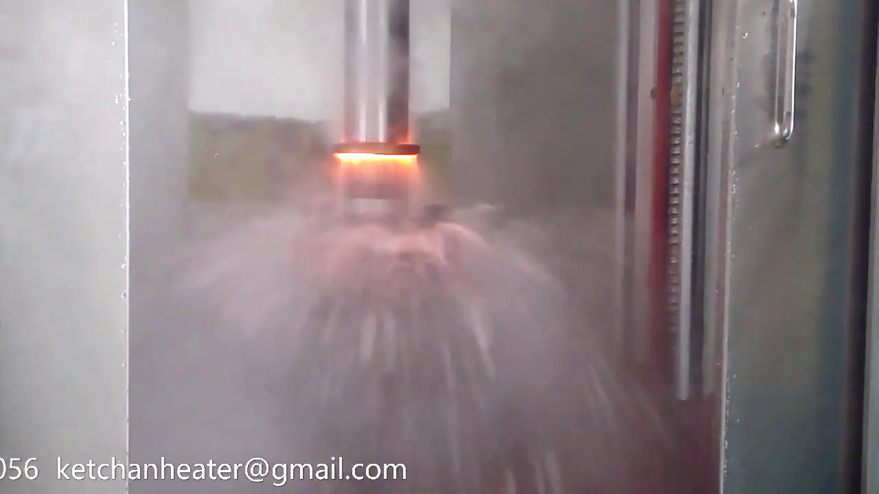 Shaft induction heating quenching & Quench machining tool & Induction ...