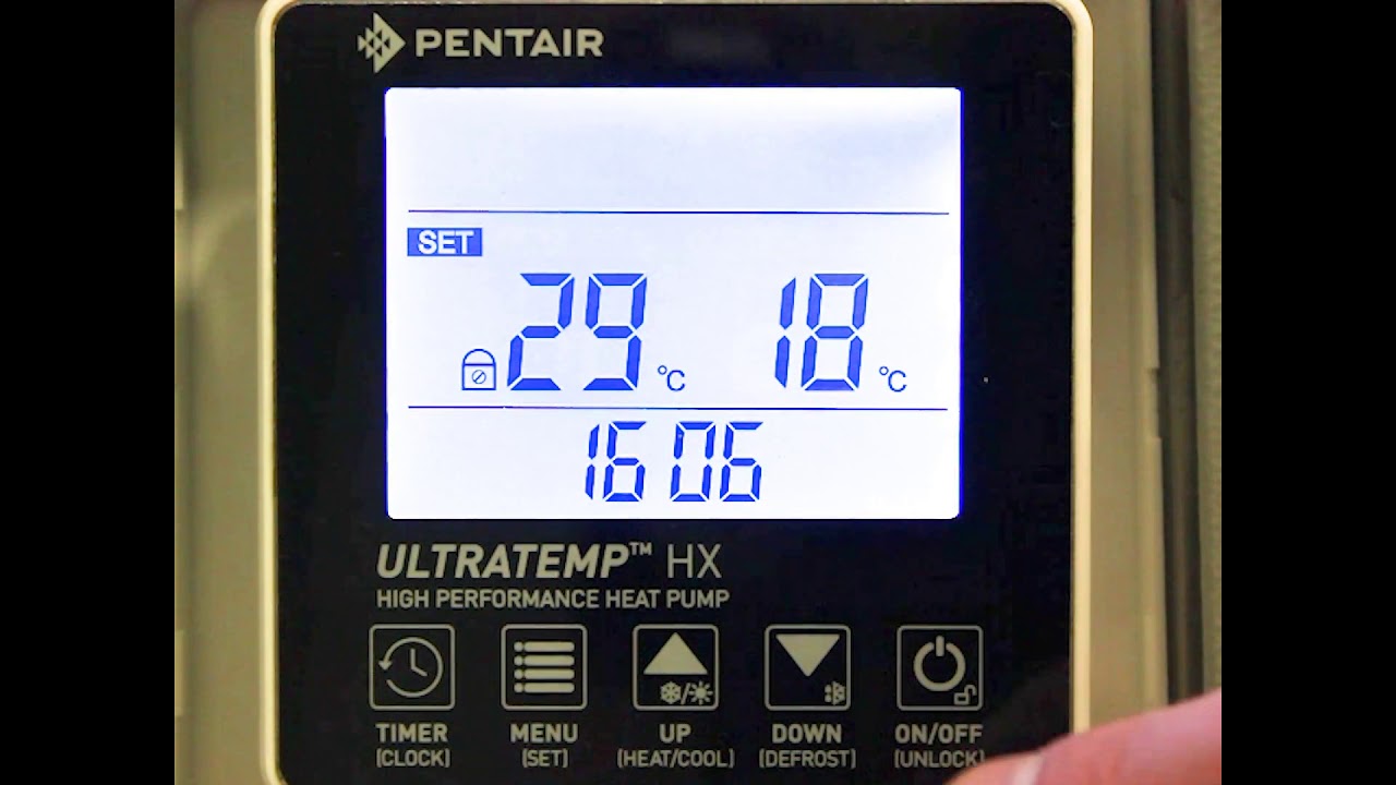 UltraTemp HX - Turn on and set temperature - YouTube