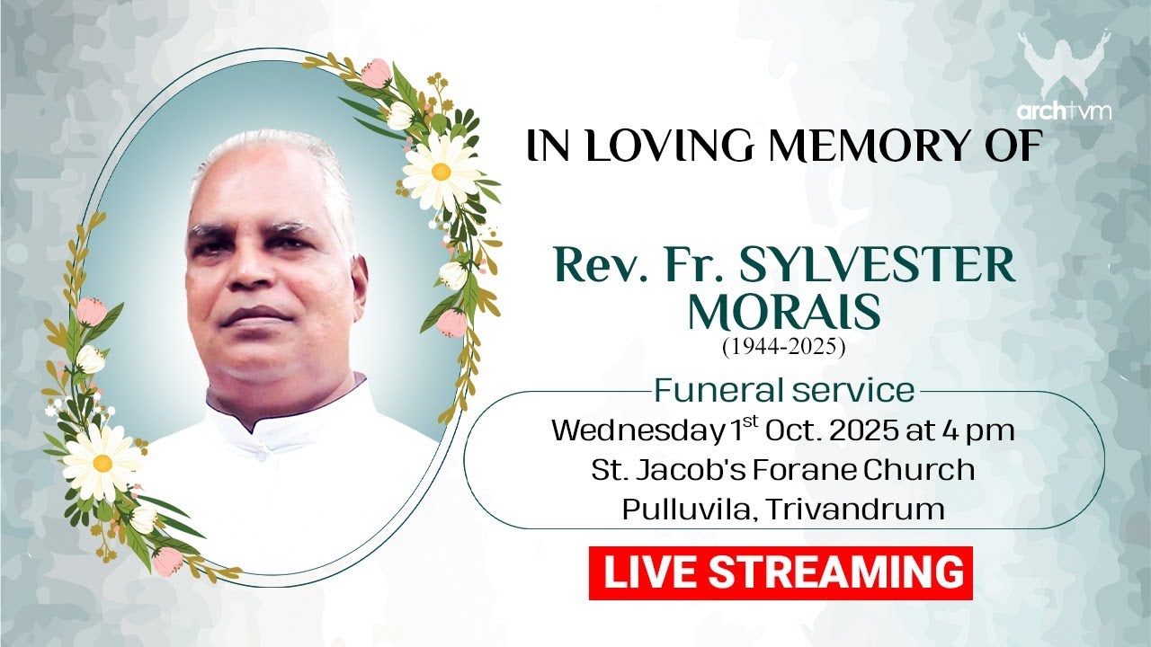 Funeral Service| Rev.Fr Sylvester Morais|Latin Archdiocese of ...