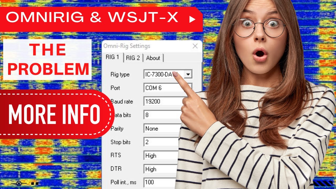HAM Radio WSJT X and OMNIRIG Problems fixed ! - YouTube