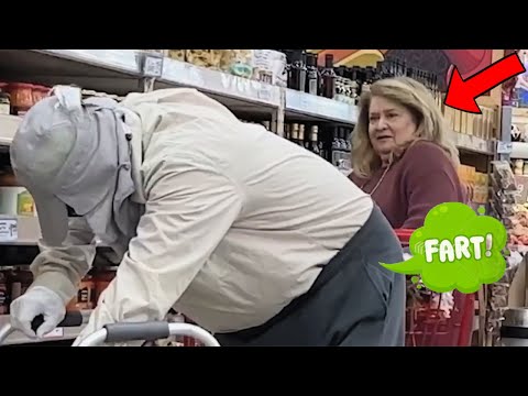 Best Of Old Man Farting In the Grocery Store!!!