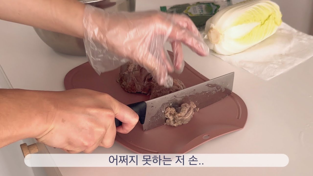 남편 브이로그 Vlog 아롱사태 수육 아롱사태 전골 아롱사태 탕 재활용 분리수거 대파 손질 신발장 정리 택배 언박싱