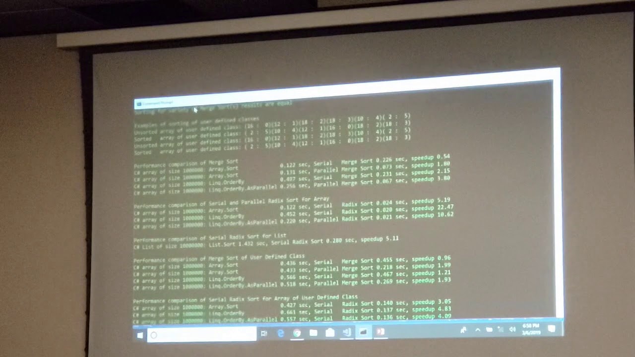 2019 03 06 Indy NET Consortium High Performance Sorting and More in C Sharp - YouTube
