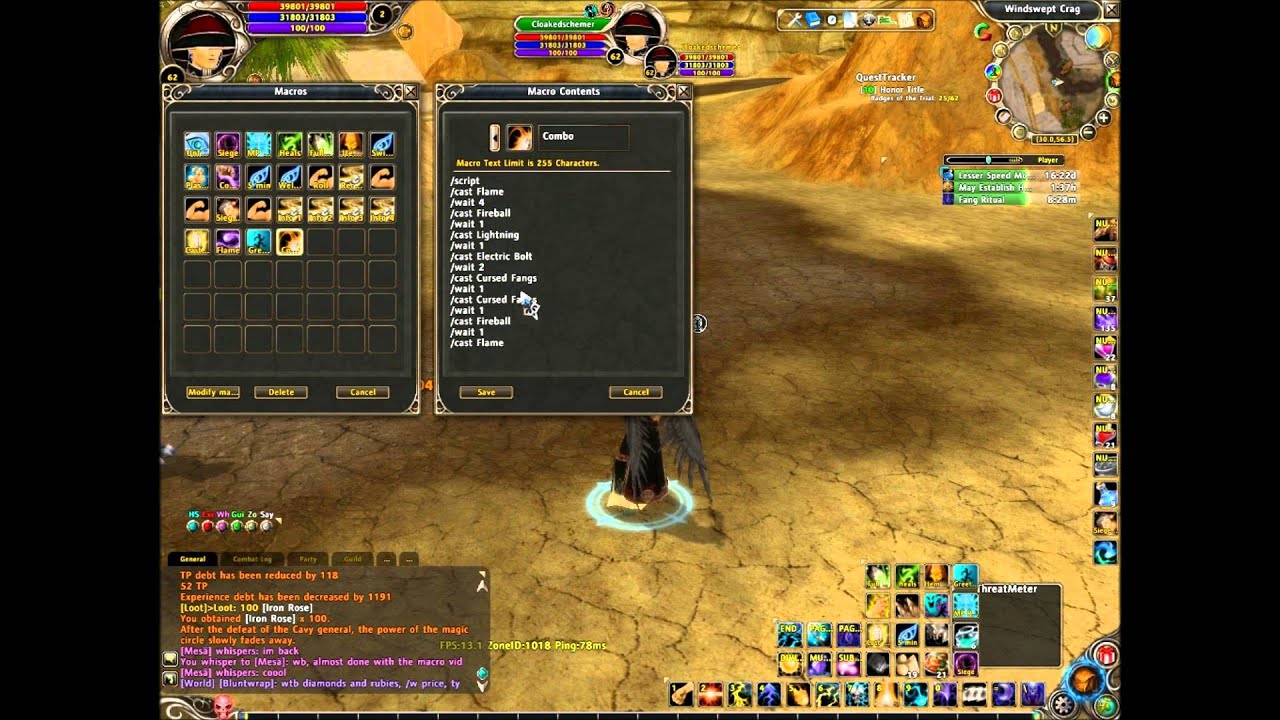 Runes of Magic Macro Tutorial - YouTube