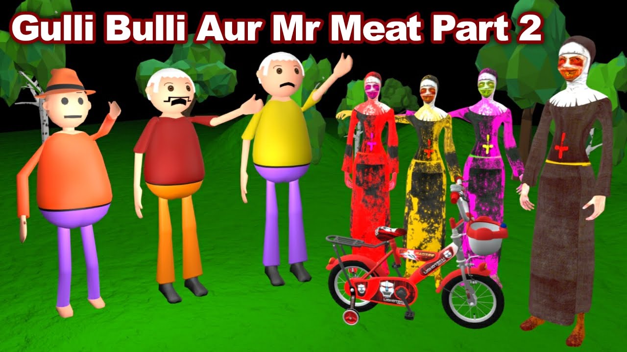 GULLI BULLI AUR EVIL NUN Part 2 | Gulli Bulli Cartoon | Gulli Bulli ...