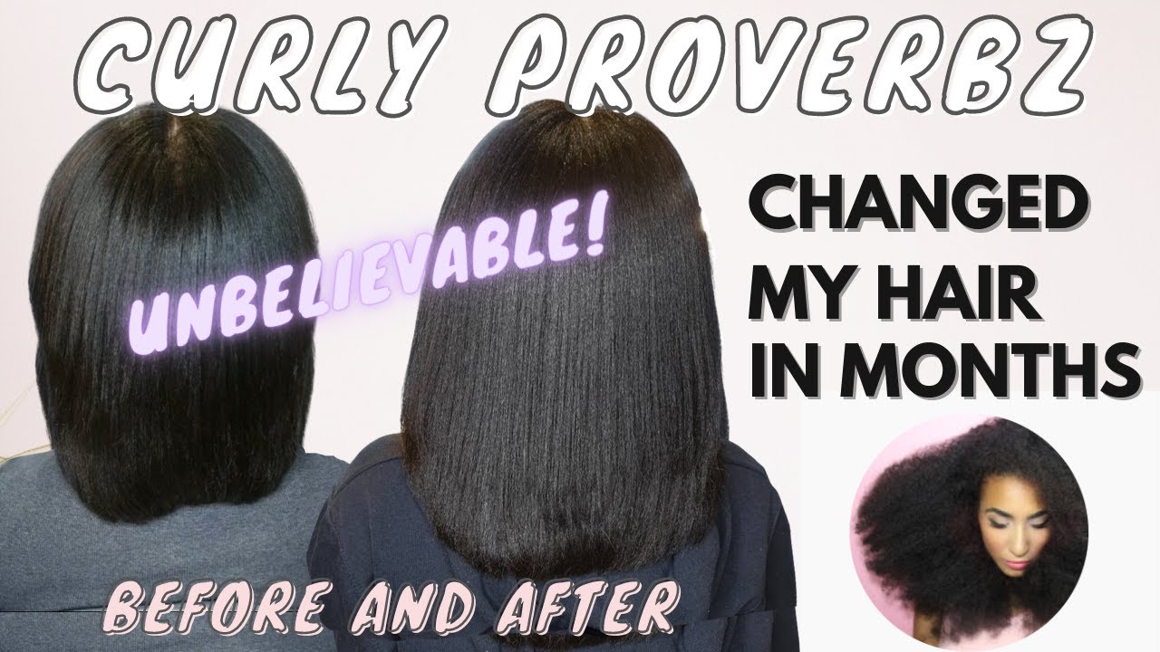 CURLY PROVERBZ HAIR GROWTH OIL BEFORE AND AFTER! Join the Curly ...