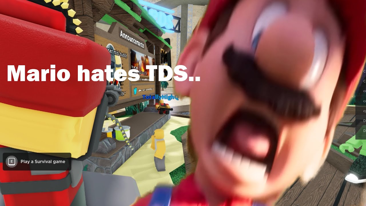 If mario played TDS | Tower Defense Simulator | Roblox - YouTube