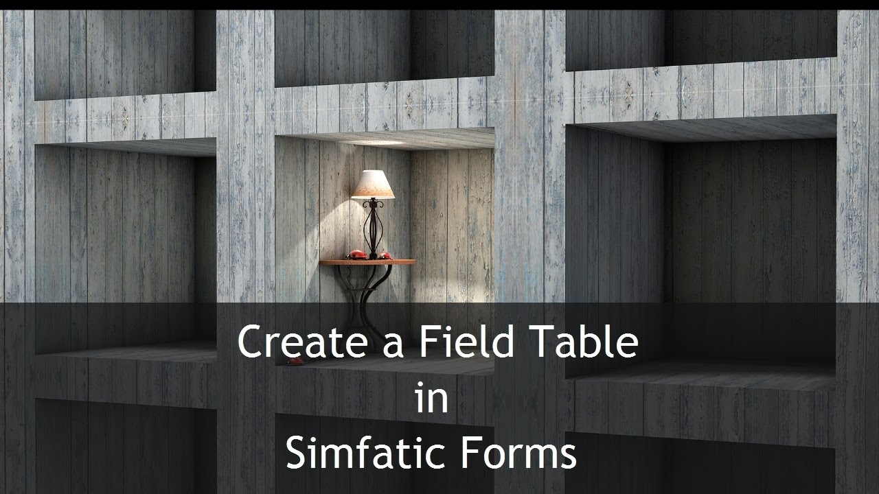 Editing field tables in simfatic forms - YouTube