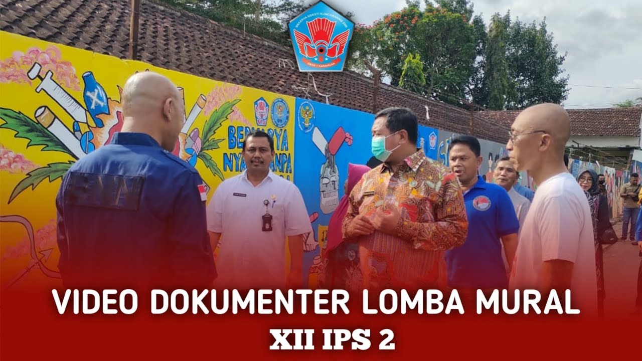 LOMBA VIDEO DOKUMENTER PEMBUATAN MURAL SMANESKA || XII IPS 2 - YouTube