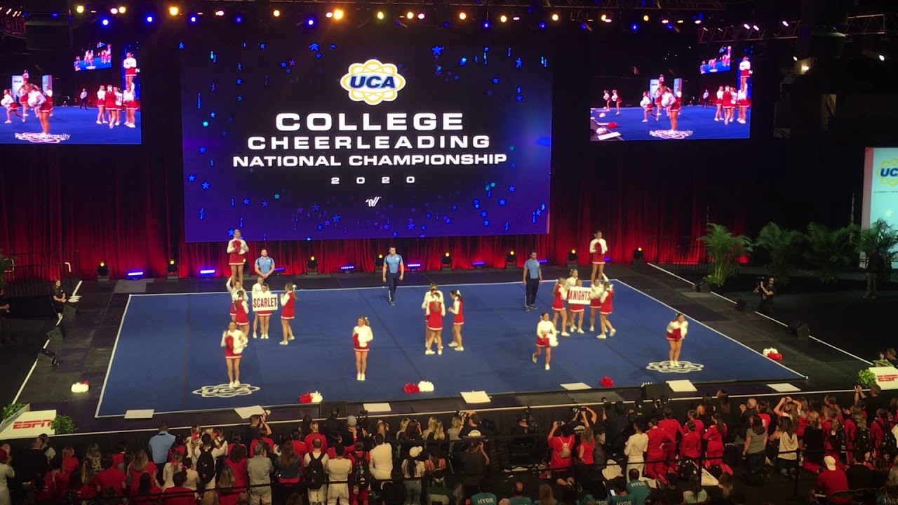 Rutgers University - Cheerleading 2020 - YouTube