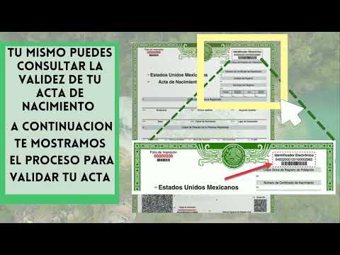 ¿Sabes como validar tu acta mediante el identificador electronico