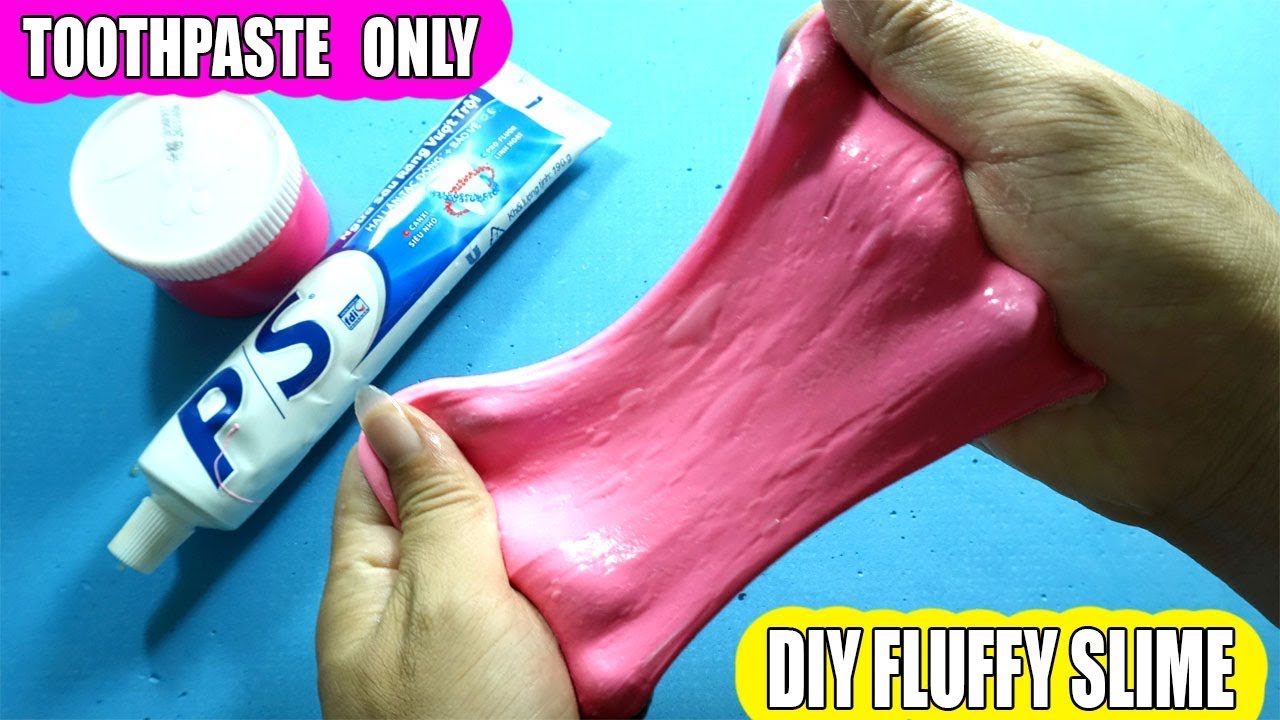 How to Make Slime PS Toothpaste and Glue EASY BEST Slime? DIY FLUFFY ...