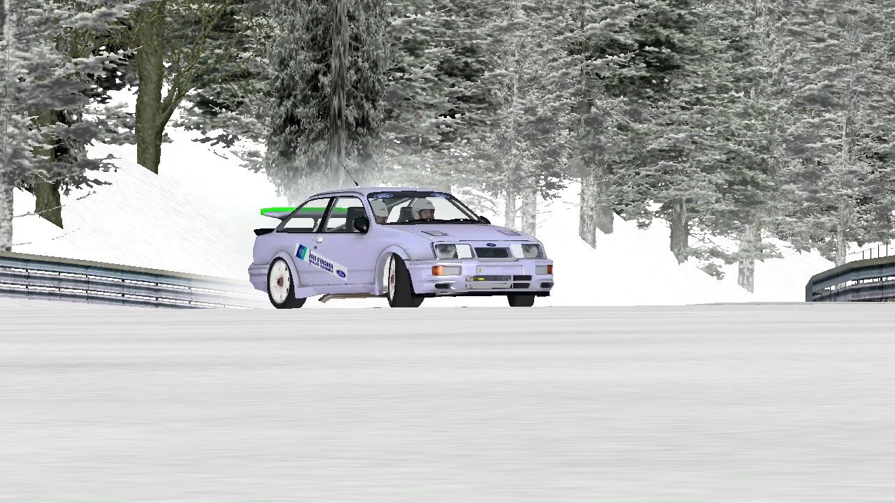 rFactor: Ford Sierra RS Cosworth - Nürburgring Nordschleife Snow (3 ...