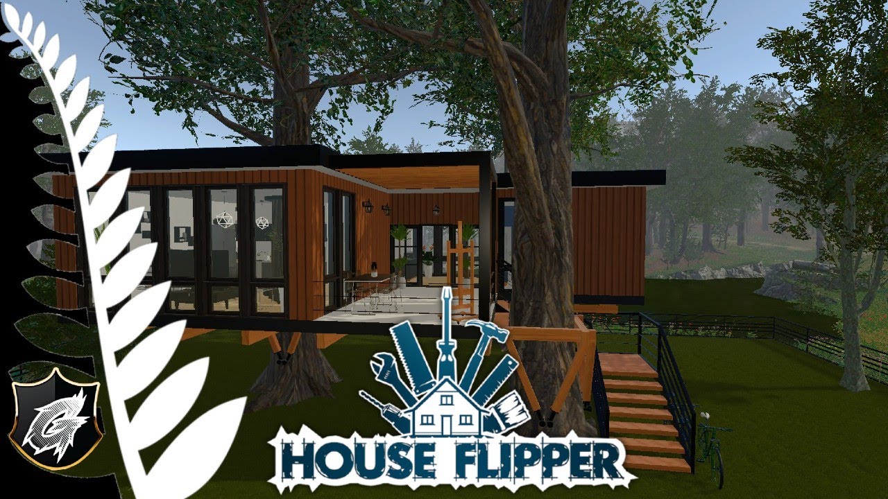 ⭐House Flipper⭐ Spring update a Tree house by the lake Let's play - YouTube