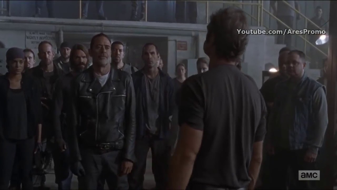 Negan VS Simon Fight Scene - The Walking Dead - (Squeaky toy overdub ...