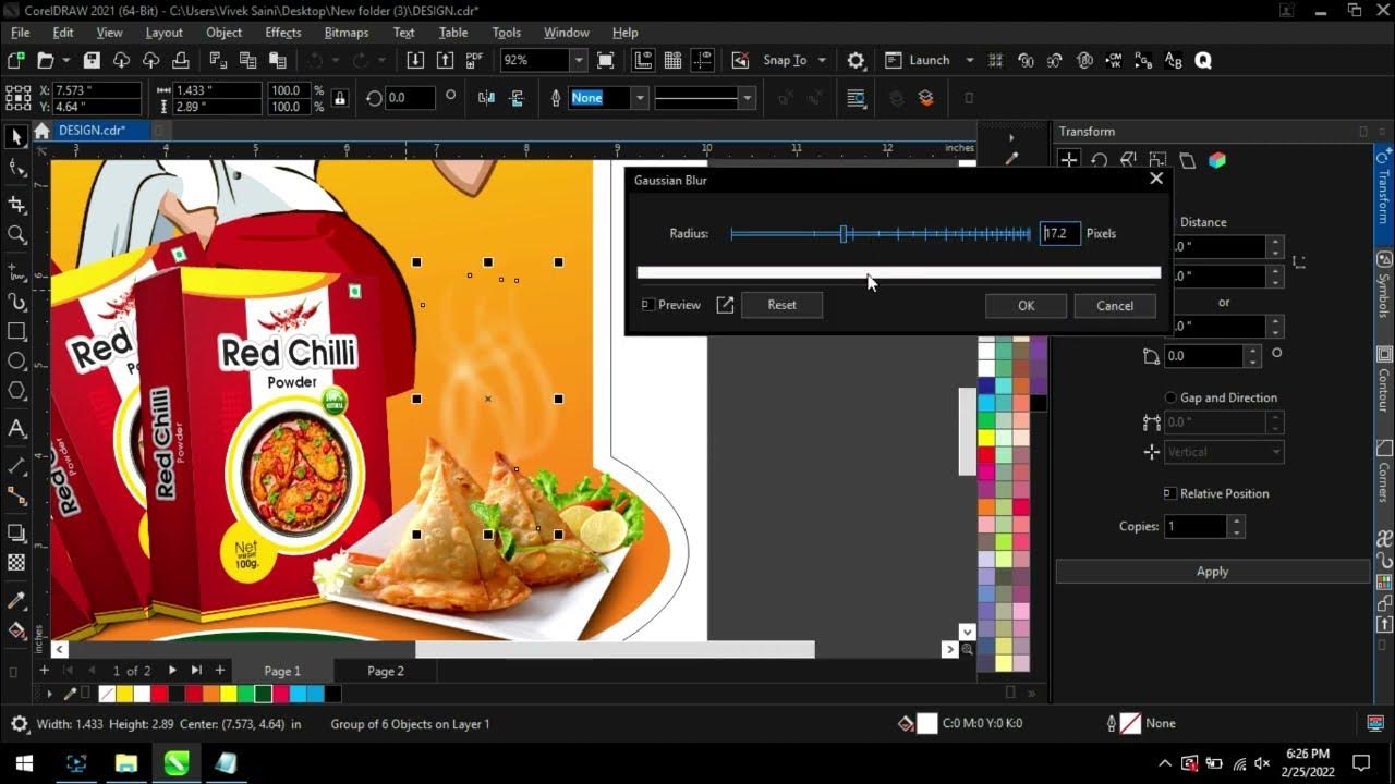 Dangler Design Coreldraw | Coreldraw Tutorial | Graphic Design ...