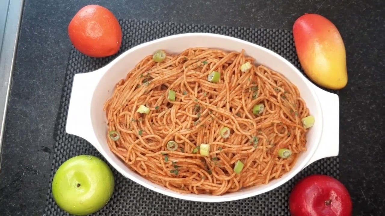 Quick and Easy Spaghetti Jollof | Pasta Recipe - YouTube
