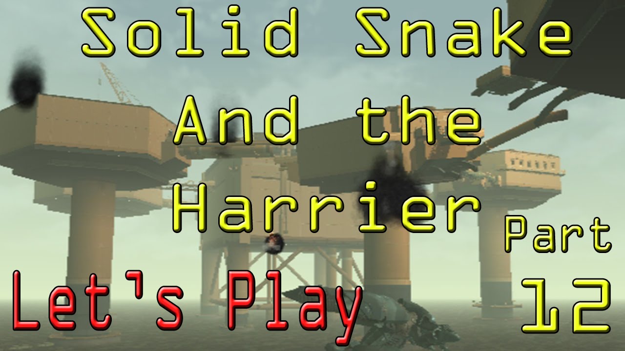 Metal Gear Solid 2 Let's Play Pt 12 Harrier Battle - YouTube
