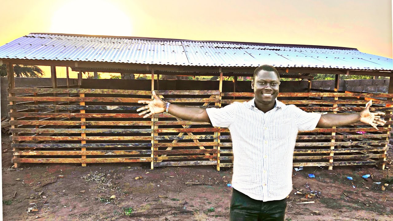 Simple and cheap goat pen construction | Dimensions of a goat pen ...