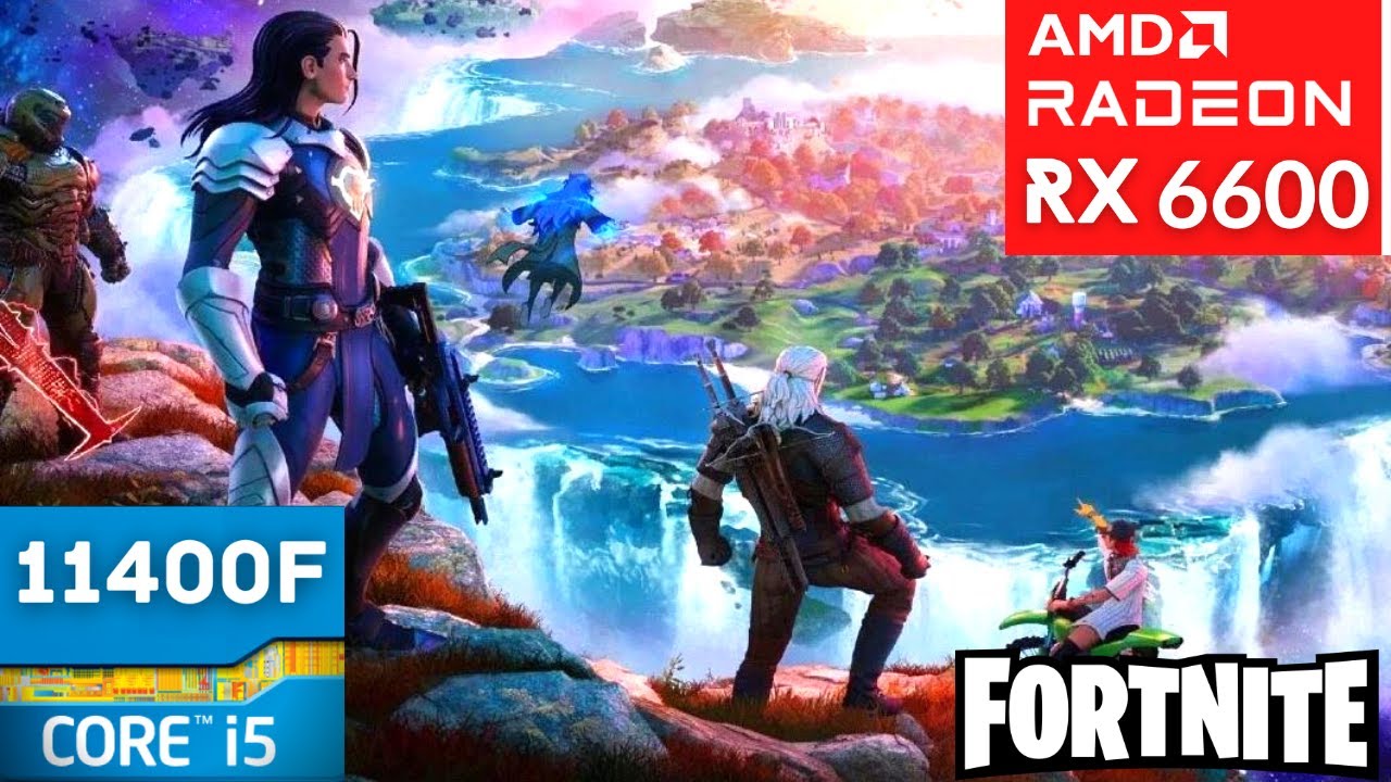 Fortnite C4 S1 - RX 6600 + i5 11400F - YouTube