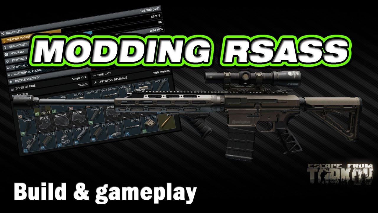 C'est la meilleur arme du jeu ! - 0.13 RSASS build & gameplay - Escape ...