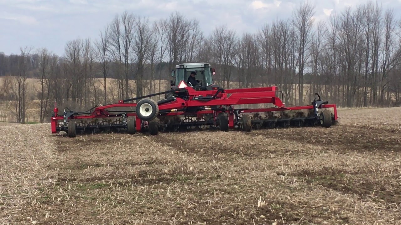 32’ TTS Stone Windrower - YouTube
