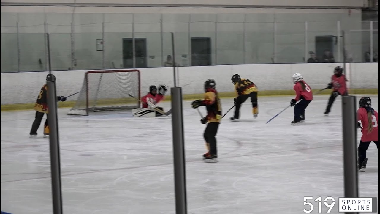 Under 12 Ringette - London Lynx vs Waterloo Wildfire - YouTube
