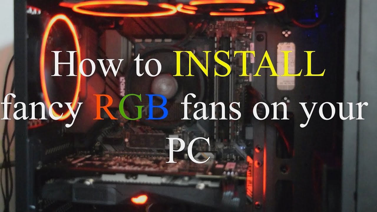 INWIN SiriusLoop asl120 RGB fans Installation - YouTube