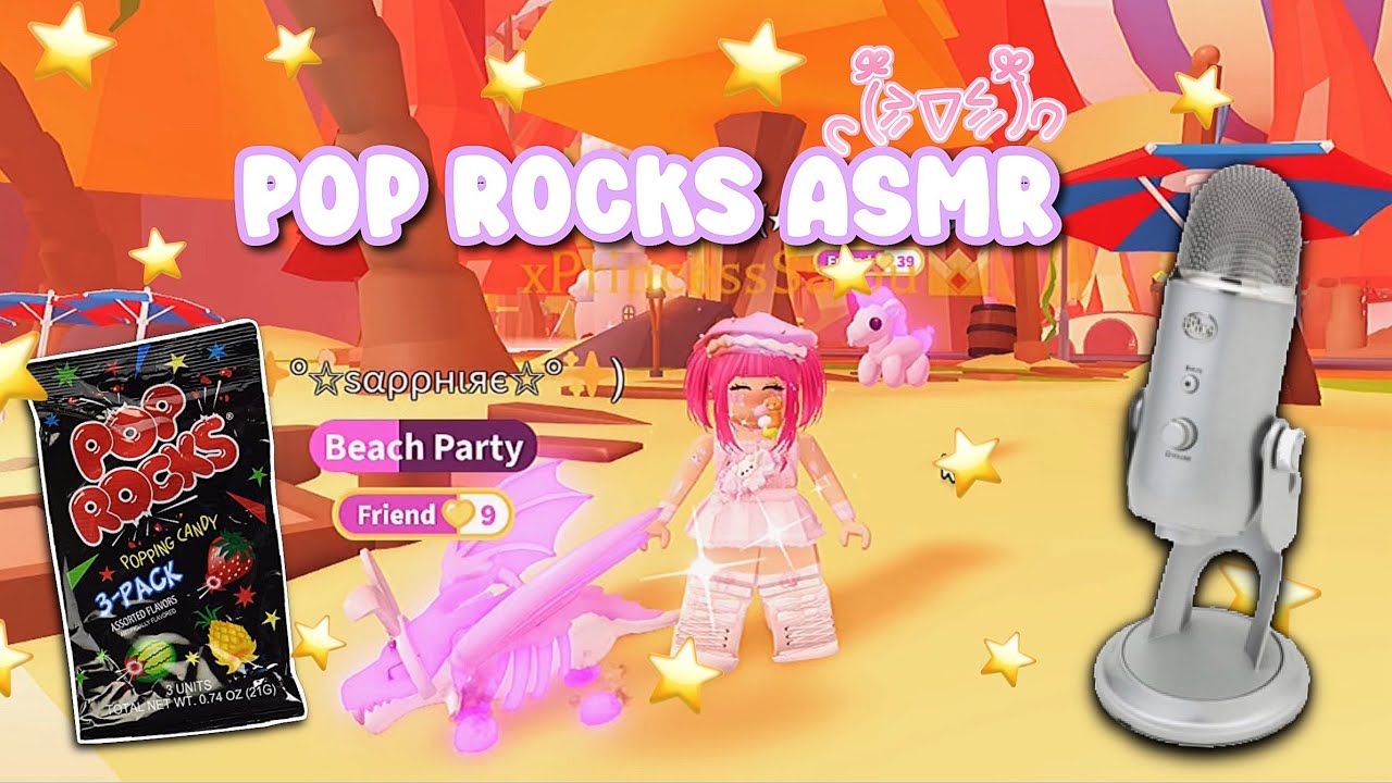 ⭐️ASMR Adopt me & Eating sounds, Tingly POP ROCKS, SUNFLOWER SEEDS 🎉 ...