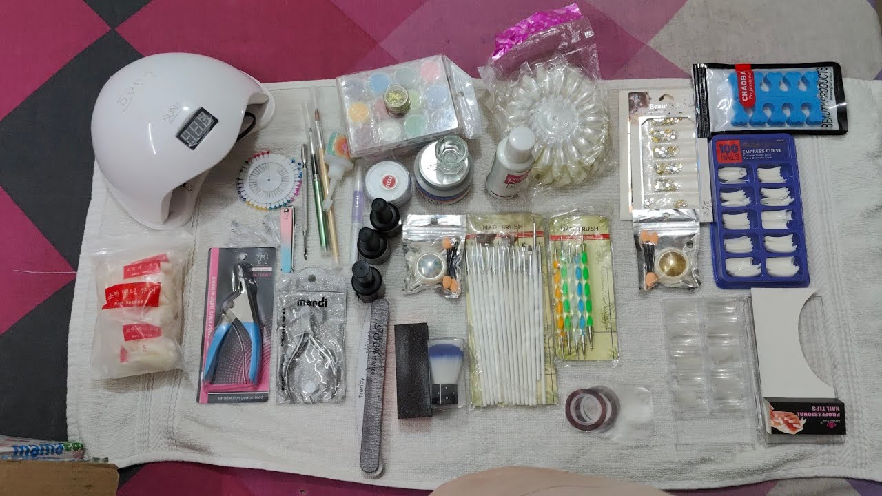 Basic Nail Extensions kit for beginners💅Basic nail products knowledge💅 ...