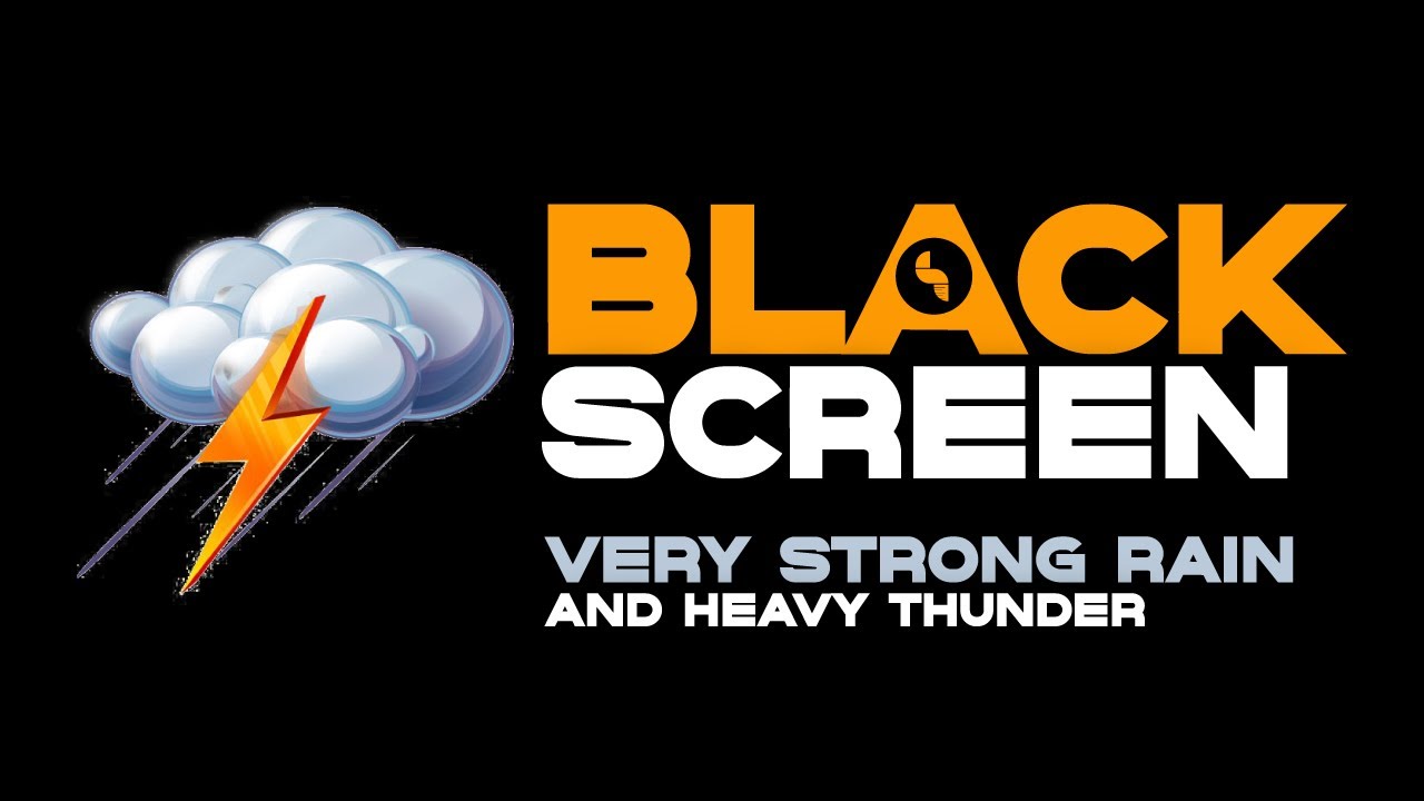 ⚠️ Black Screen | Black Screen 10 Hours | Rain Sounds for Sleeping ...