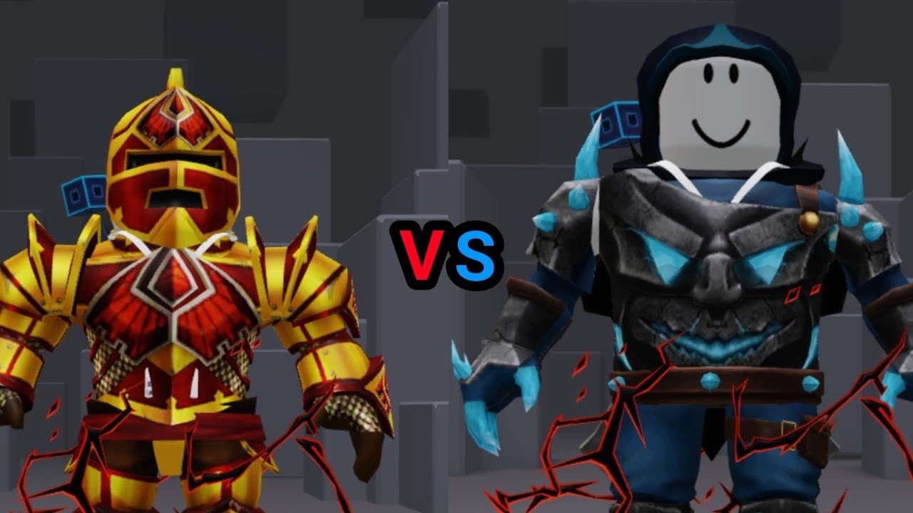 redcliff knight vs korblox deathspeaker | The Strongest Battlegrounds ...