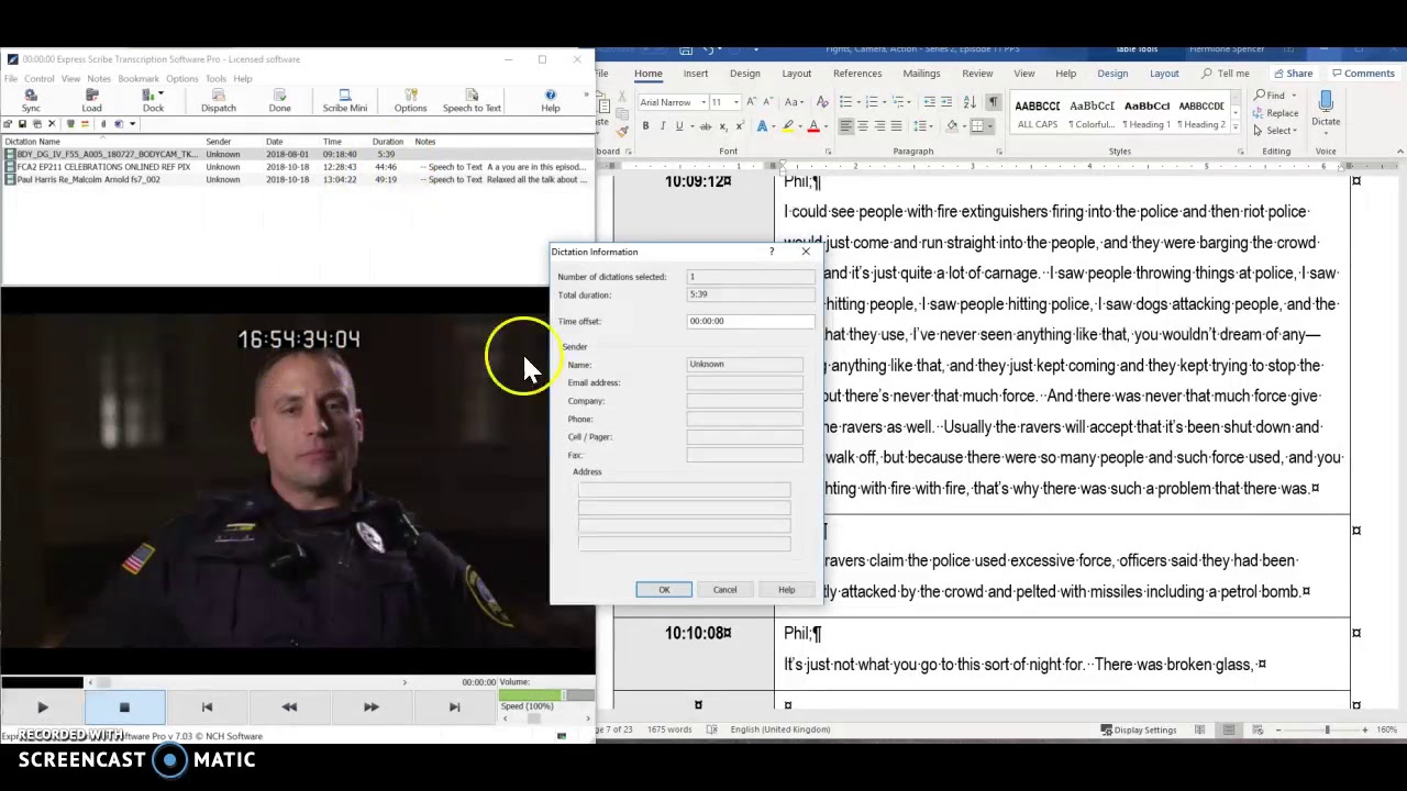 How to set up Express Scribe Pro for video transcription - YouTube