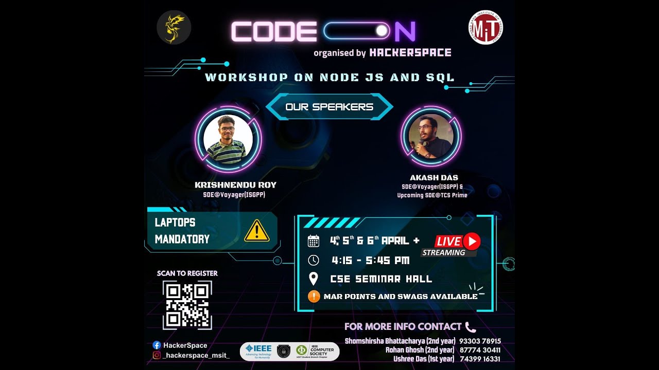 Code On Workshop Day 3 - YouTube