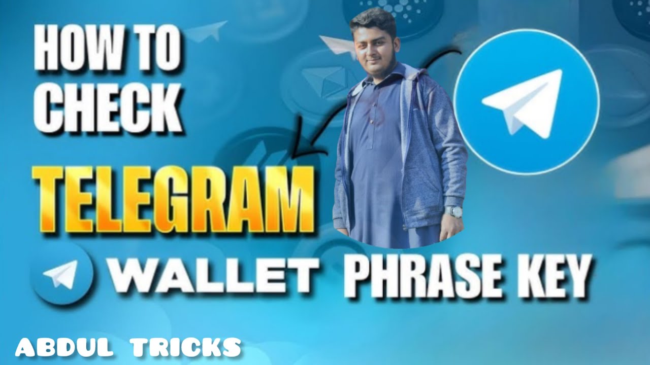 How to Recover Telegram Wallet pharase key || Telegram wallet pharase ...