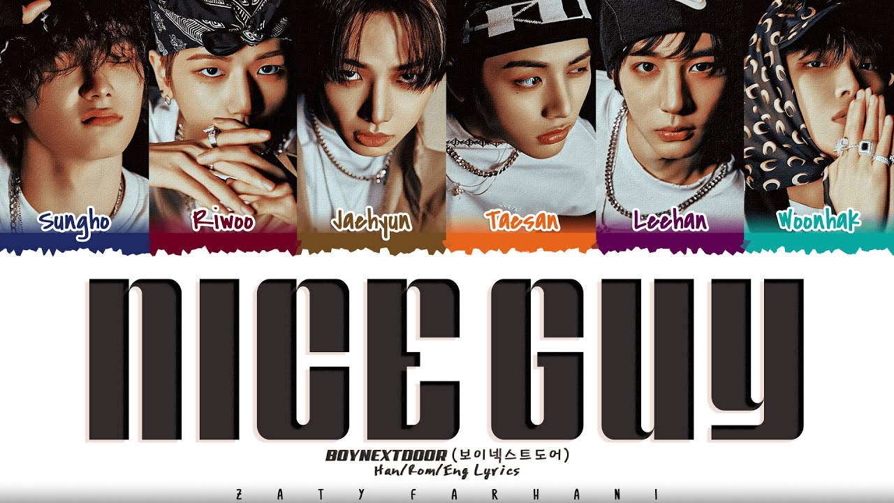 [CORRECT] BOYNEXTDOOR (보이넥스트도어) - 'Nice Guy' Lyrics [Color Coded_Han ...