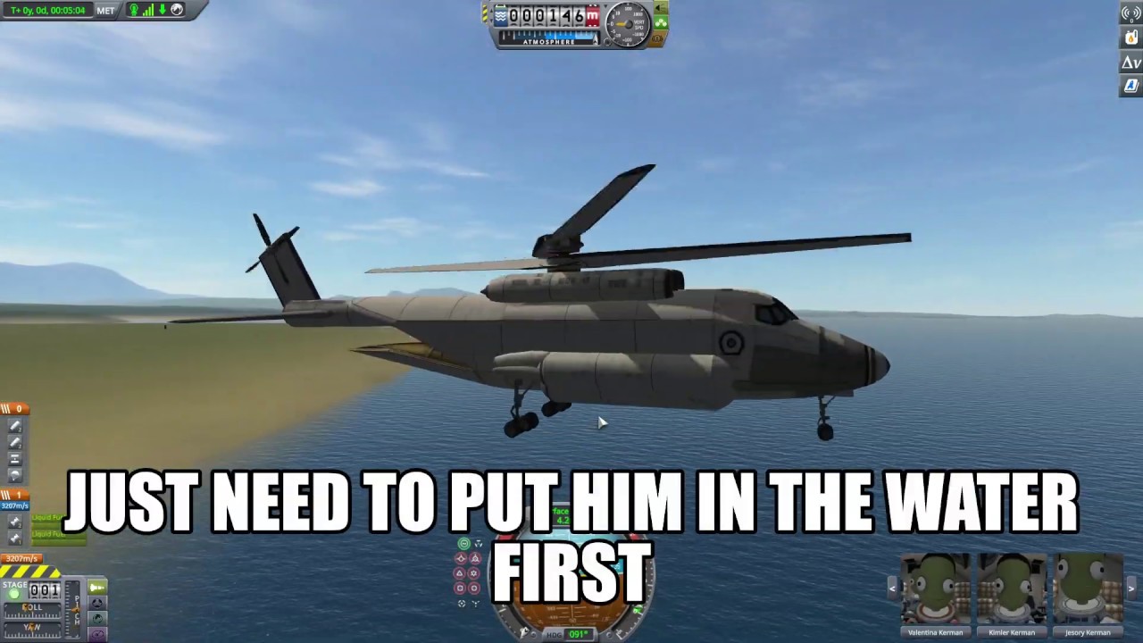 Kerbal Space Program Breaking Ground Helicopter - Pod Rescue With Claw ...