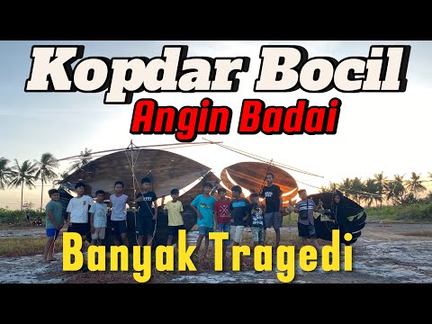 KOPDAR LAYANGAN KHUSUS BOCIL BOCIL - Banyak Layangan Hancur Kena Angin