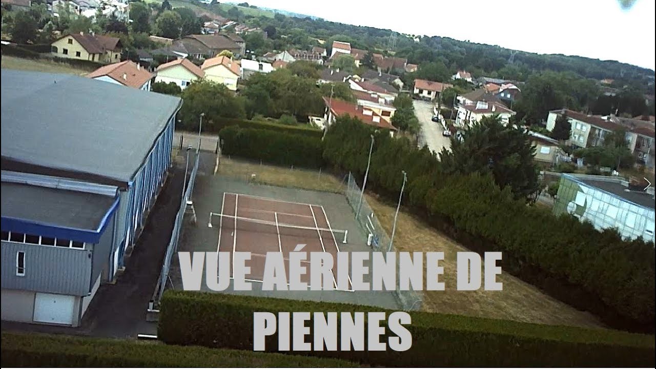 Vue aérienne de la ville de Piennes 2 - YouTube