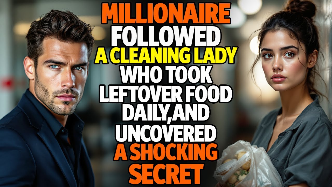 MILLIONAIRE FOLLOWED A CLEANING LADY WHO TOOK LEFTOVER FOOD DAILY, AND ...