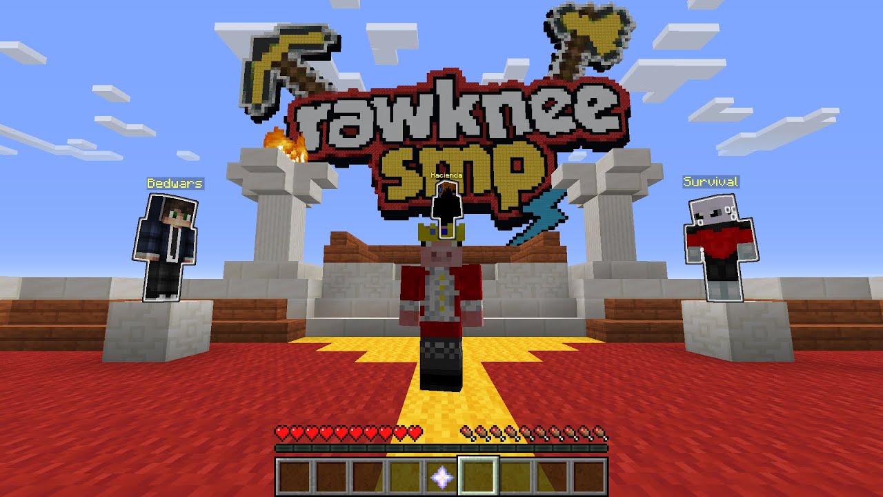 Playing something unique| minecraft|Rawknee smp| - YouTube