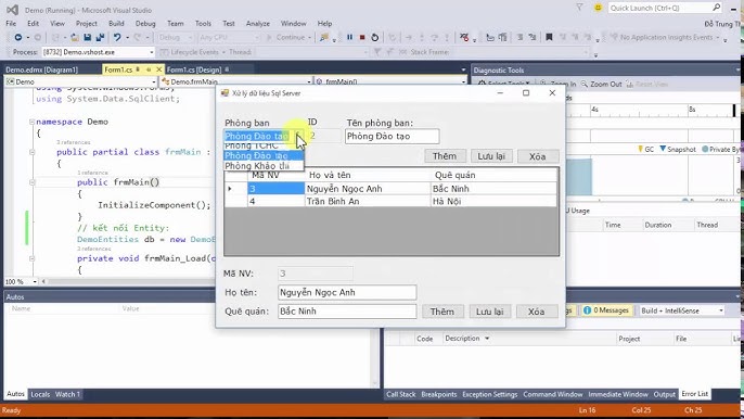 Select Insert Update Delete Using Linq To Sql In C