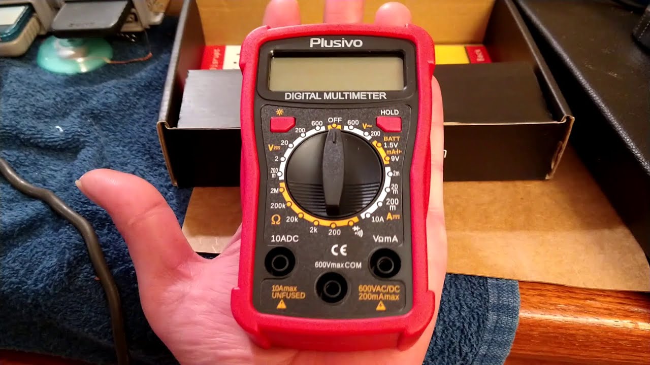 My Plusivo MultiMeter - An Overview of the MultiMeter I Bought A Couple ...