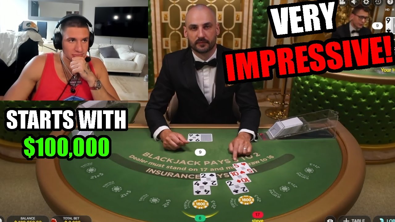 Very IMPRESSIVE BlackJack by SteveWillDoIt - YouTube