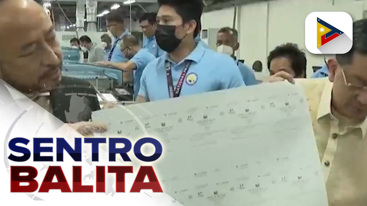 Pag-imprenta ng 92M balota para sa BSKE, tapos na - YouTube