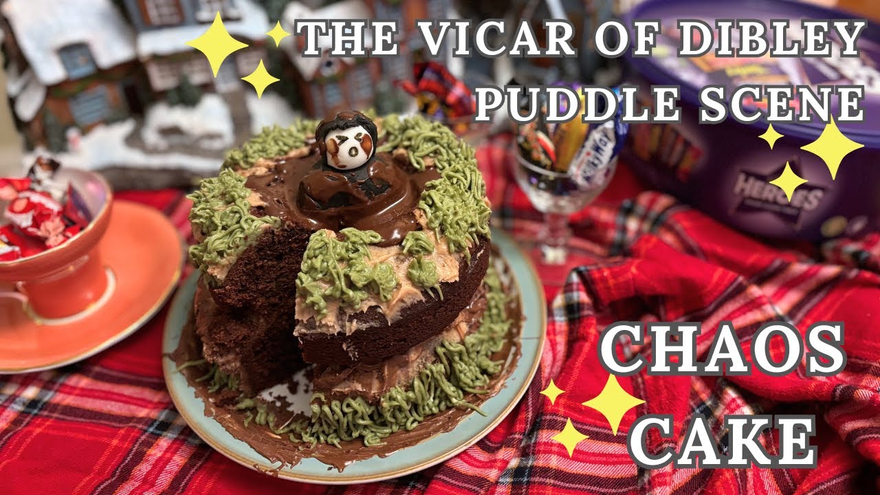 Making a Chaos Cake Inspired by The Vicar of Dibley - YouTube